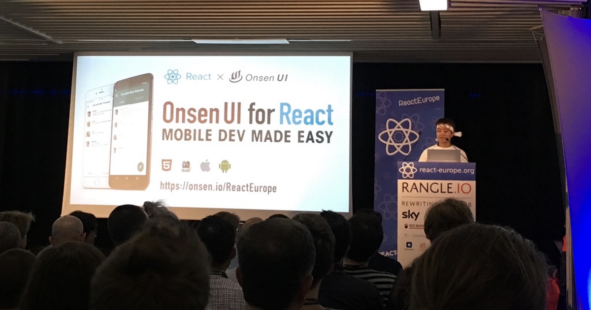 React EuropeにMonaca×Onsen UIで出展しました – モナカプレス